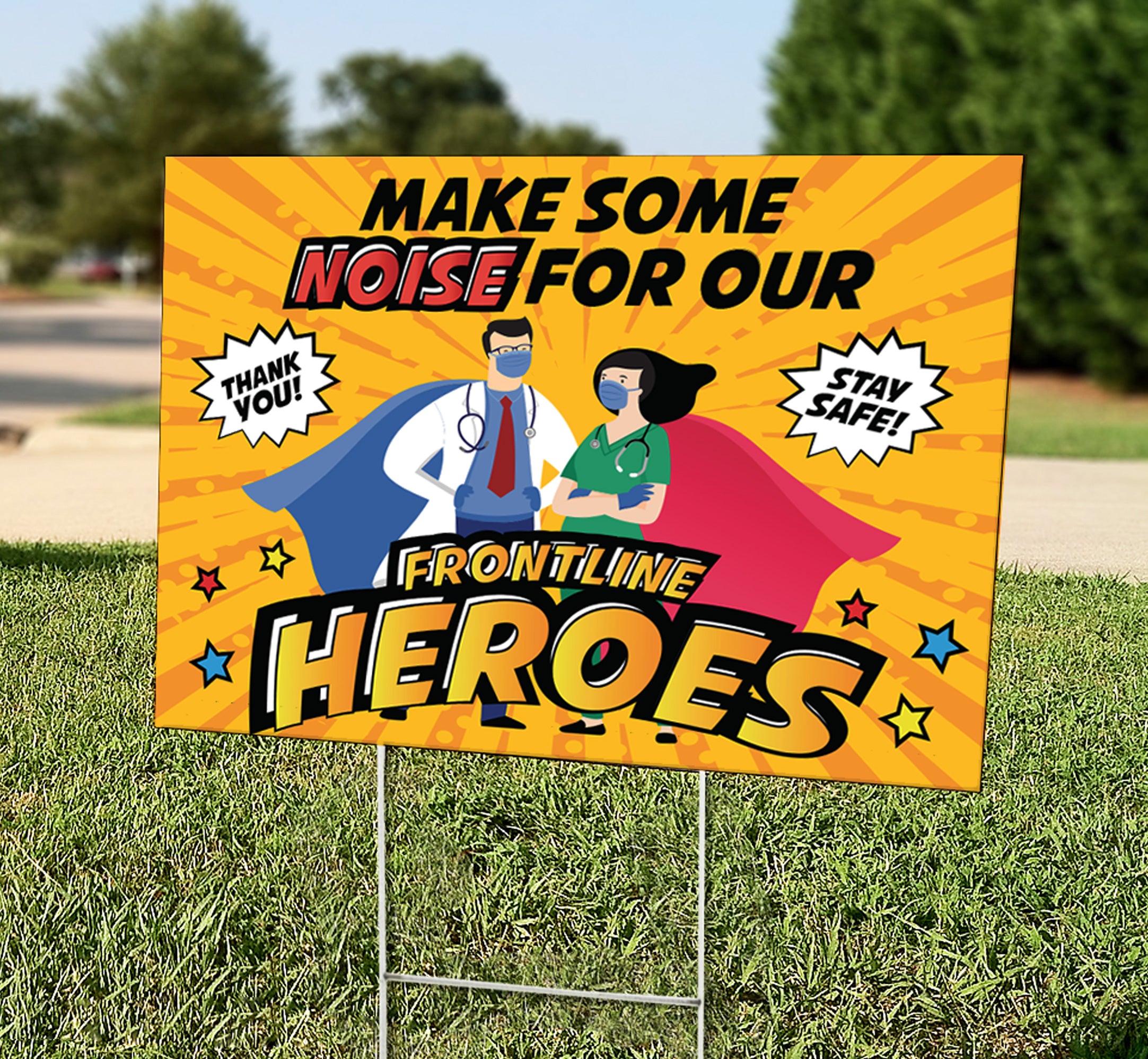 YARD CARD SIGN: Be A Good Neighbor - Yard Sign – CrowdSigns