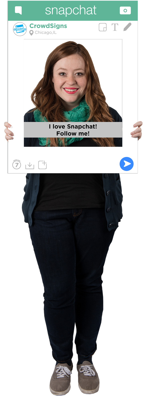 SnapChat Photo Booth Props – CrowdSigns